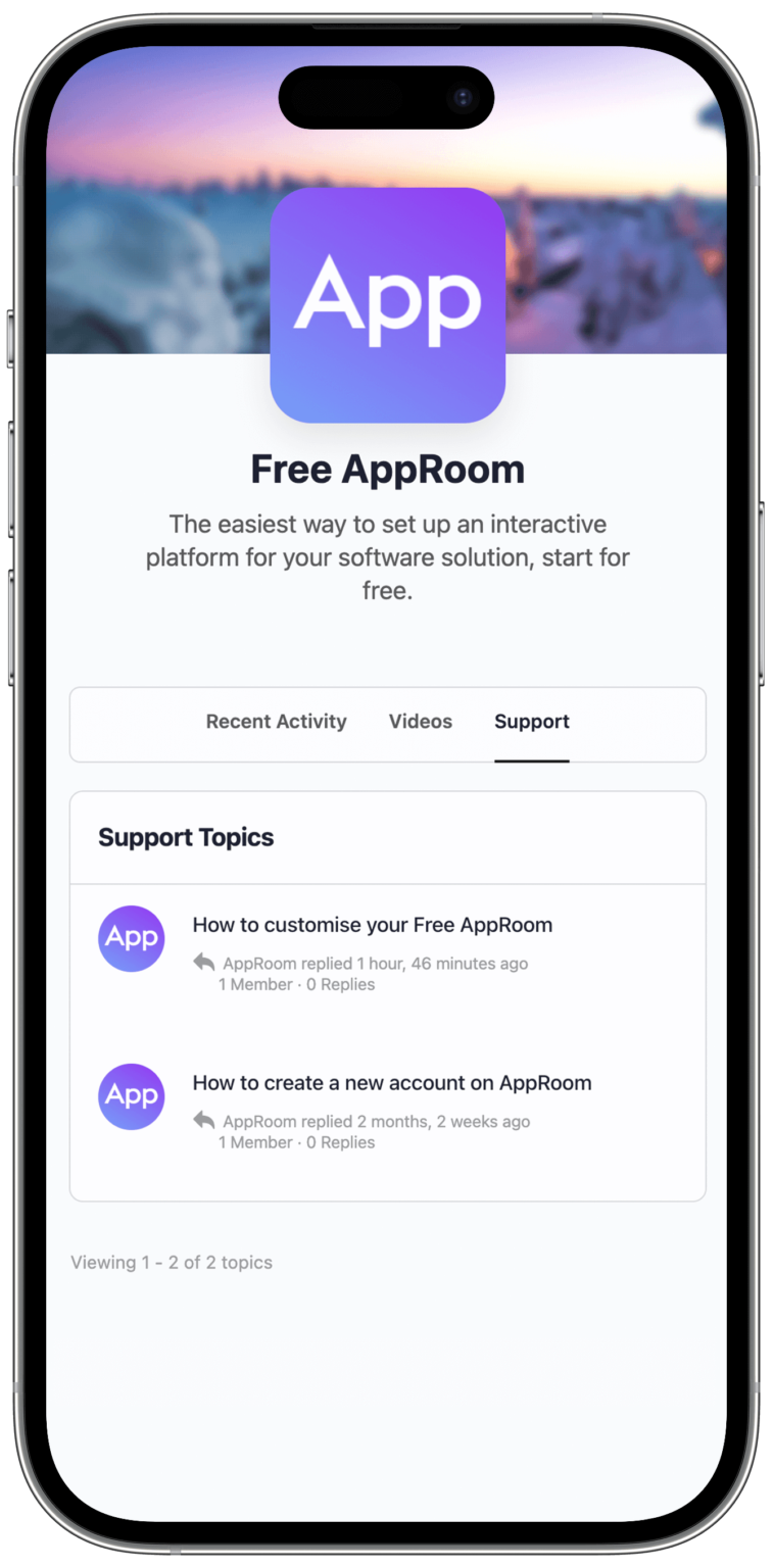 AppRoom – LMS and Customer Support Platform for your App Solution